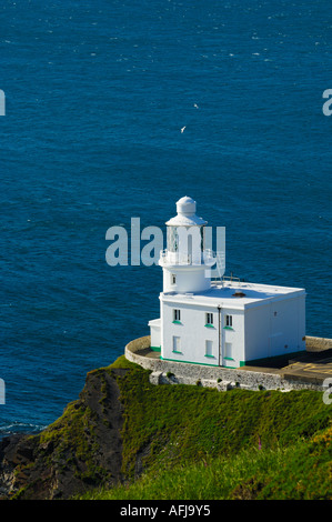 Hartland Point Lighthouse on the Hartland peninsula Heritage Coast in ...