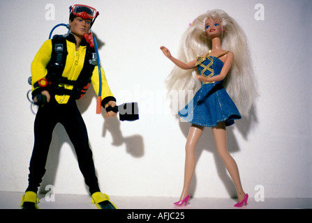 barbie doll with male boyfriend Ken Stock Photo - Alamy