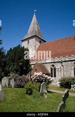 Holy Trinity Bosham Stock Photo - Alamy