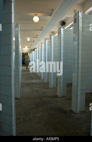 Miners shower block Blaenavon National Coal Museum Torfaen South Wales ...