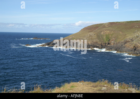 Coastline between Zennor head porthzennor cove and Mussel point Penwith ...