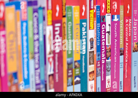 Selection of popular travel guidebooks to a variety of international ...