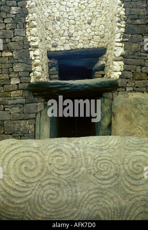 County Meath Ireland Dowth Neolithic Passage Tomb part of the Bru'na ...