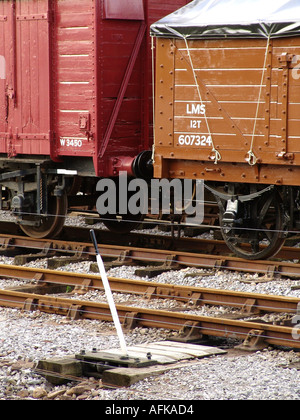 Railway wagons England UK 2004 Stock Photo - Alamy