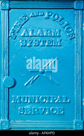 An old fashioned fire alarm box on 29th Avenue in Flushing, Queens, New ...