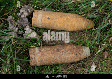 'Iron Harvest', World War One high explosive shell, unexploded, Somme ...