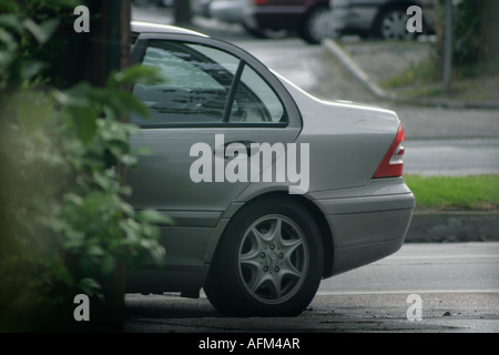 Farewell at a passenger car Stock Photo - Alamy