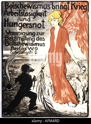 geography/travel, Germany, politics, propaganda against communism ...