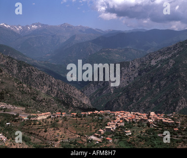 The village of Utelle in the Mercantour national park Stock Photo - Alamy
