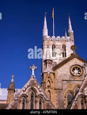 The Southwark Cathedral church, South Bank, London, UK Stock Photo - Alamy
