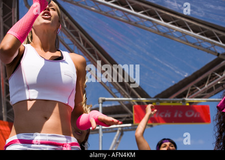 Sudden Heat dance group at outdoor event Stock Photo - Alamy