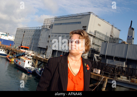 Denise Calvert Governor of HMP The Weare also known as the Prison Ship ...