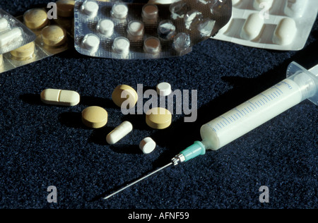 Drug addiction image Stock Photo - Alamy