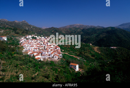 Benadalid, white villages, Pueblos Blancos, Andalusia, Spain Stock ...