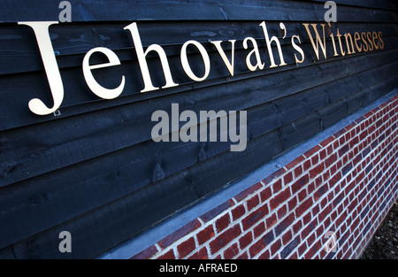 Jehovah's Witness church sign Stock Photo: 2595360 - Alamy