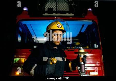 Firefighter UK, Black British fireman at Kingsland East London fire ...