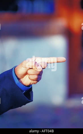 Hand signal Johannesburg African Stock Photo - Alamy