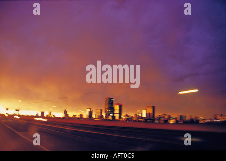 Sun set Johannesburg Gauteng South Africa Stock Photo - Alamy