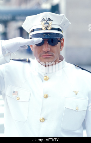 Sailor saluting, portrait Stock Photo - Alamy