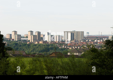 High Rises, Motherwell, Scotland Stock Photo - Alamy