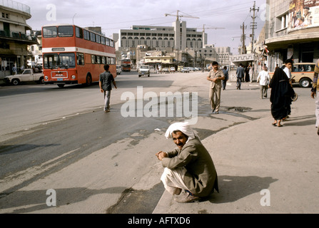 Iraq 1980s, Saddam City Baghdad. English British Leyland buses traffic ...