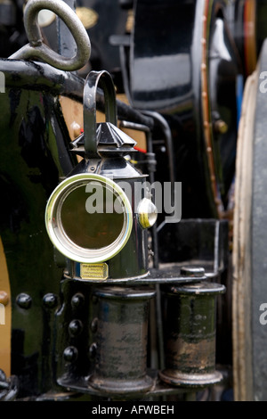 Vintage Traction Engine Lamp Stock Photo - Alamy