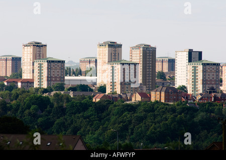 High Rises, Motherwell, Scotland Stock Photo - Alamy