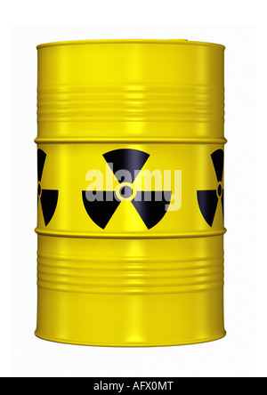 Stacked barrels of nuclear waste Stock Photo - Alamy