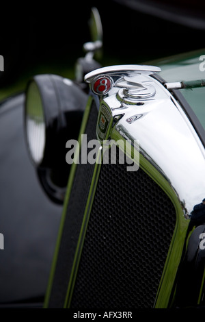Morris minor badge/mascot Stock Photo - Alamy
