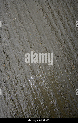 Freshly Laid Concrete Patterns Stock Photo - Alamy