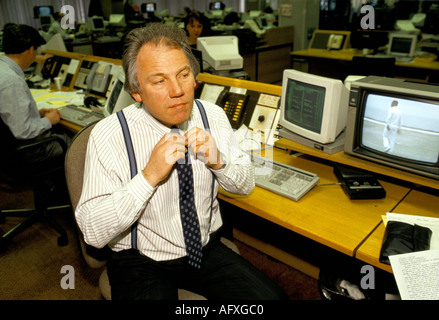 Peter Sissons portrait British television news presenter 1980s HOMER ...