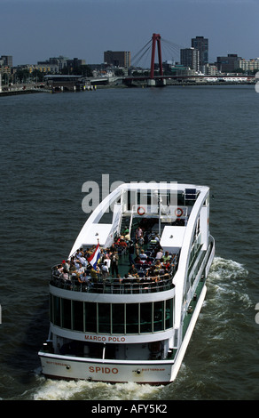 Rotterdam sightseeing boat tour Stock Photo - Alamy