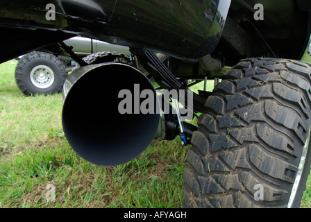 "Exhaust ^tailpipe of ^pickup truck, California Stock Photo - Alamy