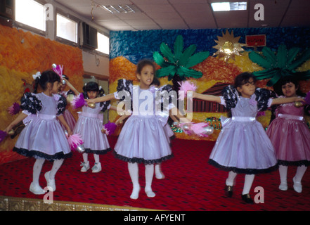 Abu Dhabi UAE Primary School Girls In Uniform Stock Photo - Alamy