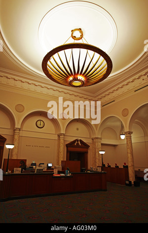 public library reception desk Stock Photo - Alamy