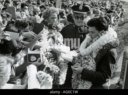 RICKY NELSON US pop singer at his wedding in Los Angeles in April 1963 ...