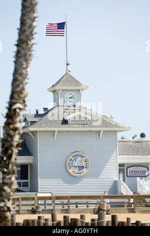 The Newport Beach California Lifeguard Headquarters, Black and White ...