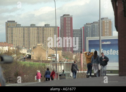 Red Road Flats Glasgow Scotland Stock Photo - Alamy