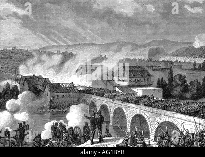 Napoleonic Wars. War of the Fifth Coalition. Battle of Wagram, July ...
