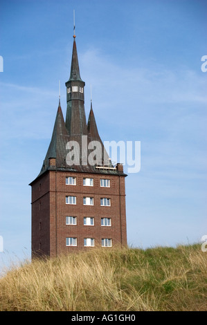 Wangerooge, Germany, the old lighthouse on the North Sea island of ...