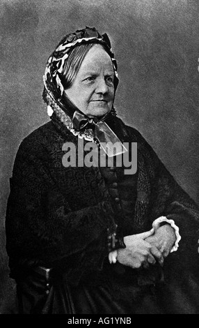 Emma Darwin, wife of Charles Darwin, circa 1890 Stock Photo - Alamy