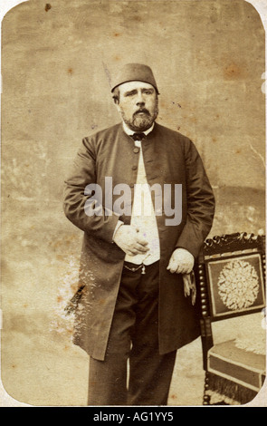 ISMA'IL PASHA (1830-1895) Khedive of Egypt and the Sudan Stock Photo ...