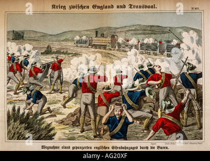 BOER WAR ARMOURED TRAIN Stock Photo - Alamy