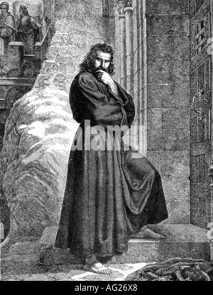 King Henry IV at Canossa in 1077 where he went in order to obtain the ...