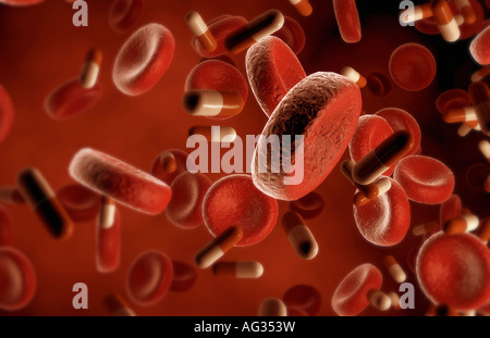 Drug absorption Stock Photo - Alamy