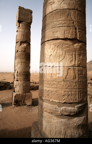 A Relief carving at the Temple of Amun, Naqa, Sudan Stock Photo - Alamy