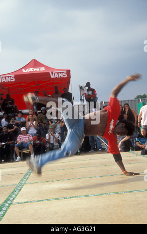Break dancers competing in a competition Sprite Urban Games Clapham ...