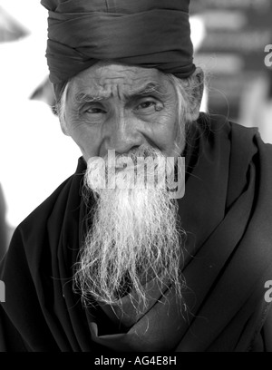 A hermit monk in Myanmar Burma Stock Photo - Alamy