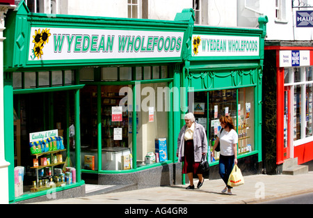 Shops High Street Chepstow Stock Photo - Alamy