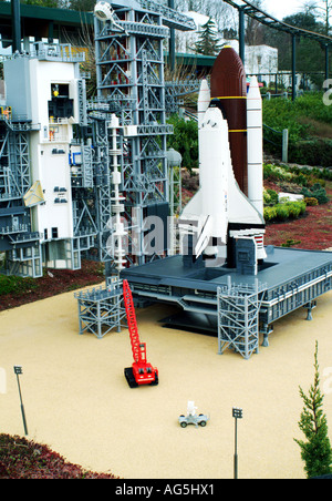 Lego Miniature Model of NASA Space Shuttle LegoLand tourist amusement ...